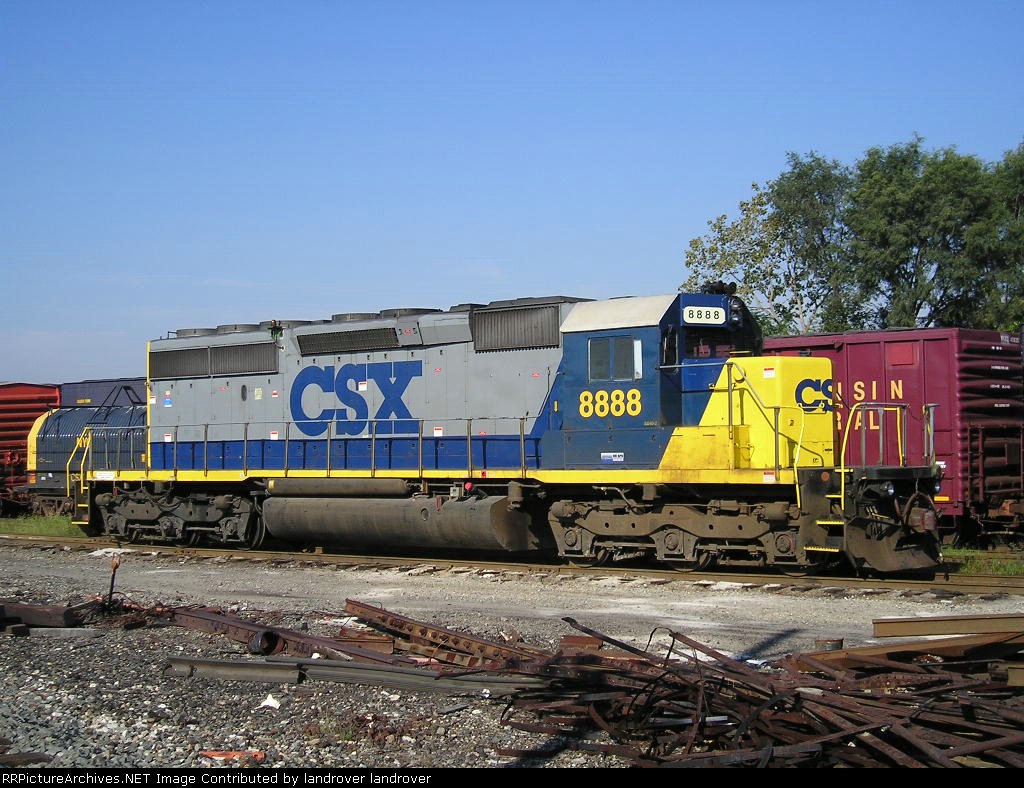 CSXT 8888 At New River Yard